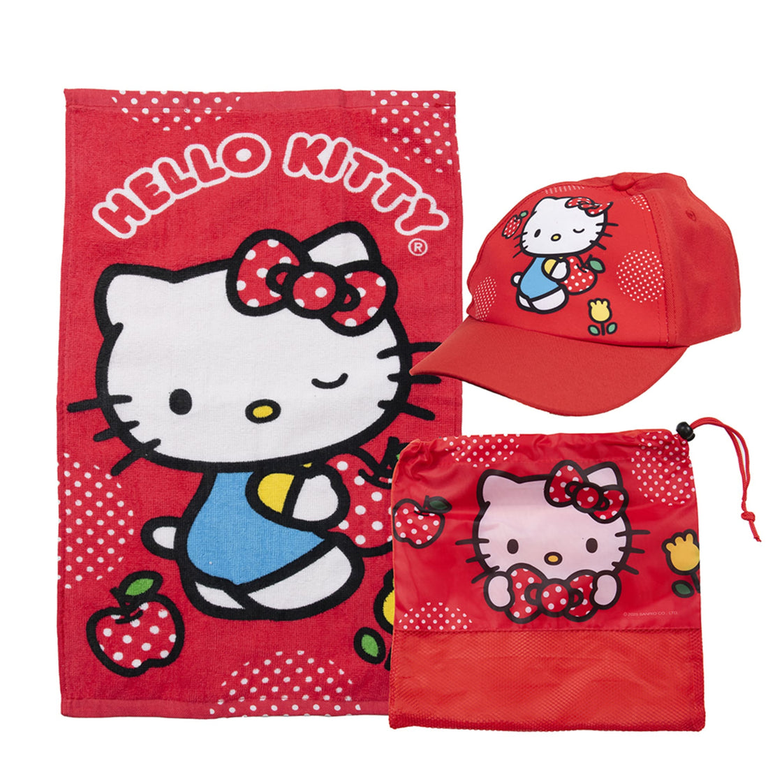 Set Toalla, Jockey y Bolso Hello Kitty Manzana | Mashini – Mashini Chile